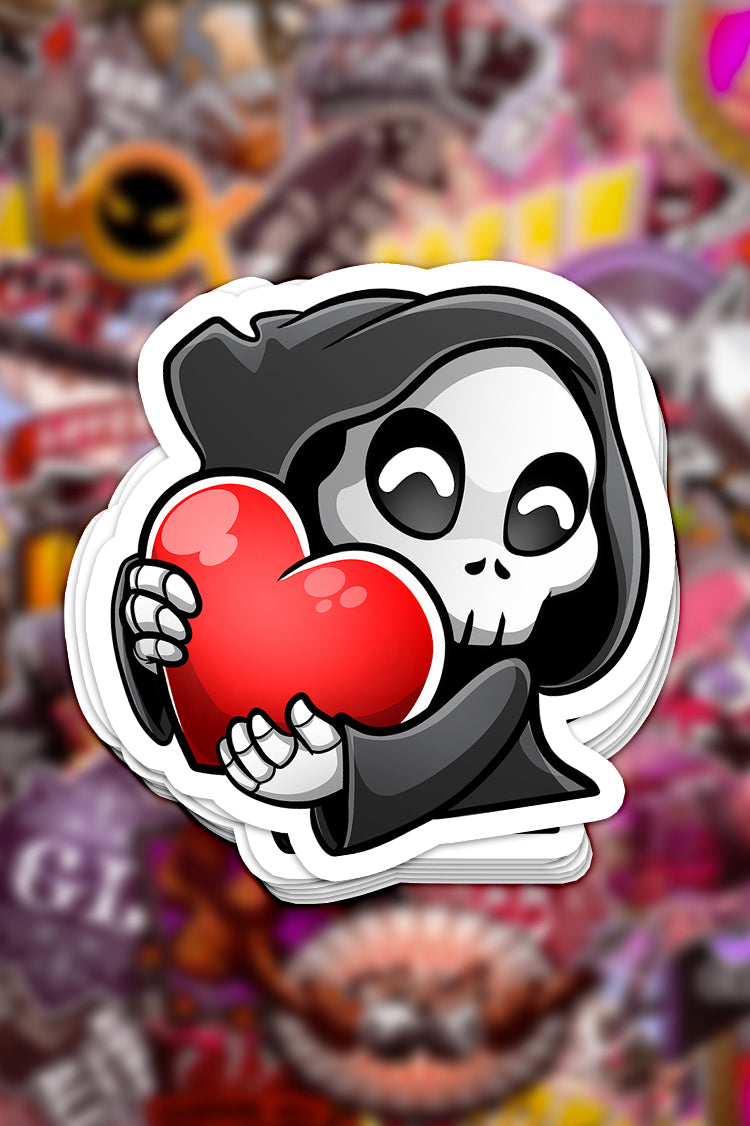 "Heart You" Die Cut Vinyl Sticker – Ghostboy Co.